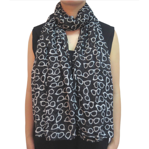 Glasses Print Lightweight Fashion Scarf – GiftEyedeas.com