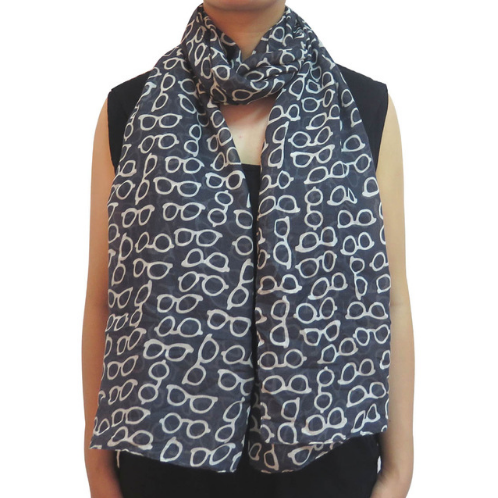 Glasses Print Lightweight Fashion Scarf – GiftEyedeas.com